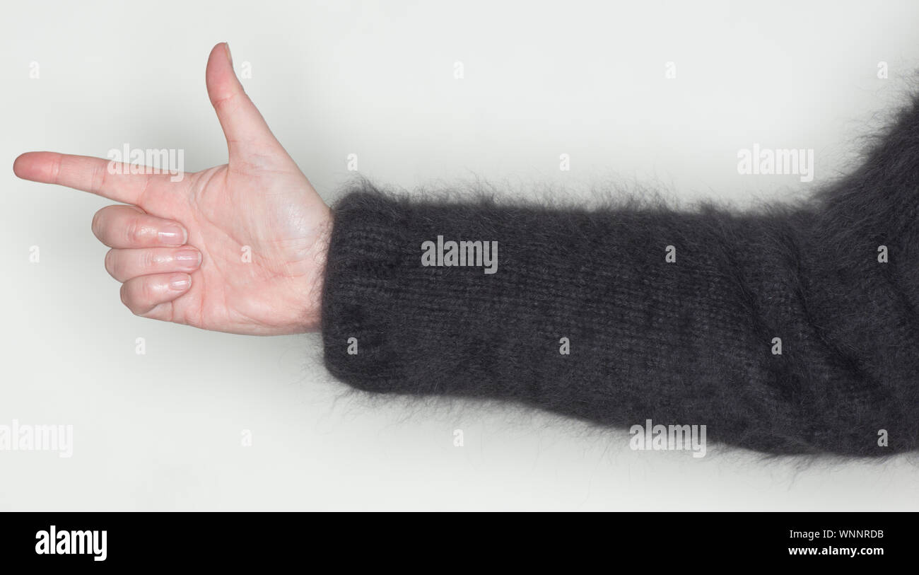 Pointing hand symbol hi-res stock photography and images - Alamy