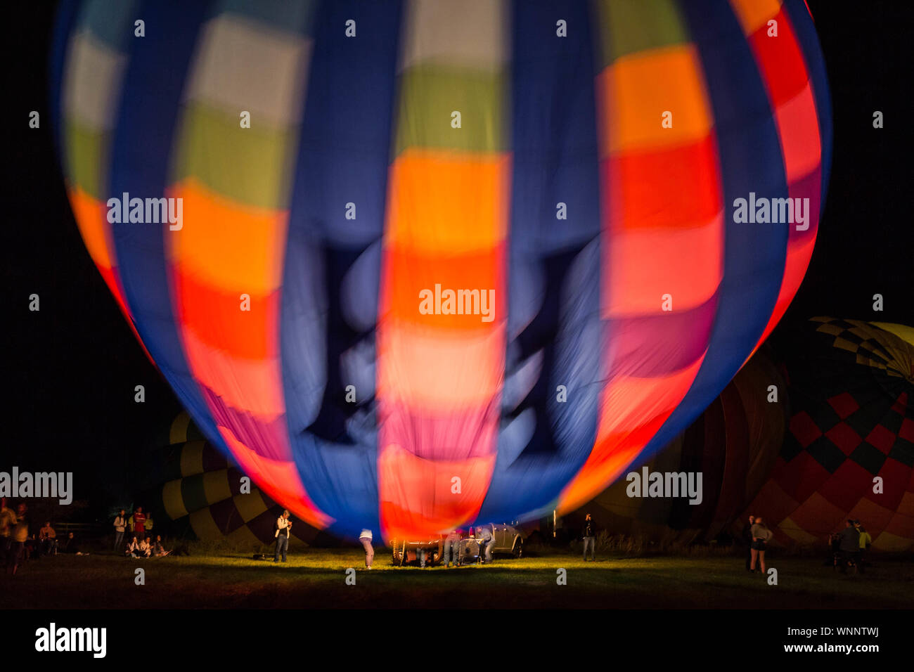 Reno, Nevada, USA. 6th Sep, 2019. The hot-air balloon, ''Imagine'' is ...