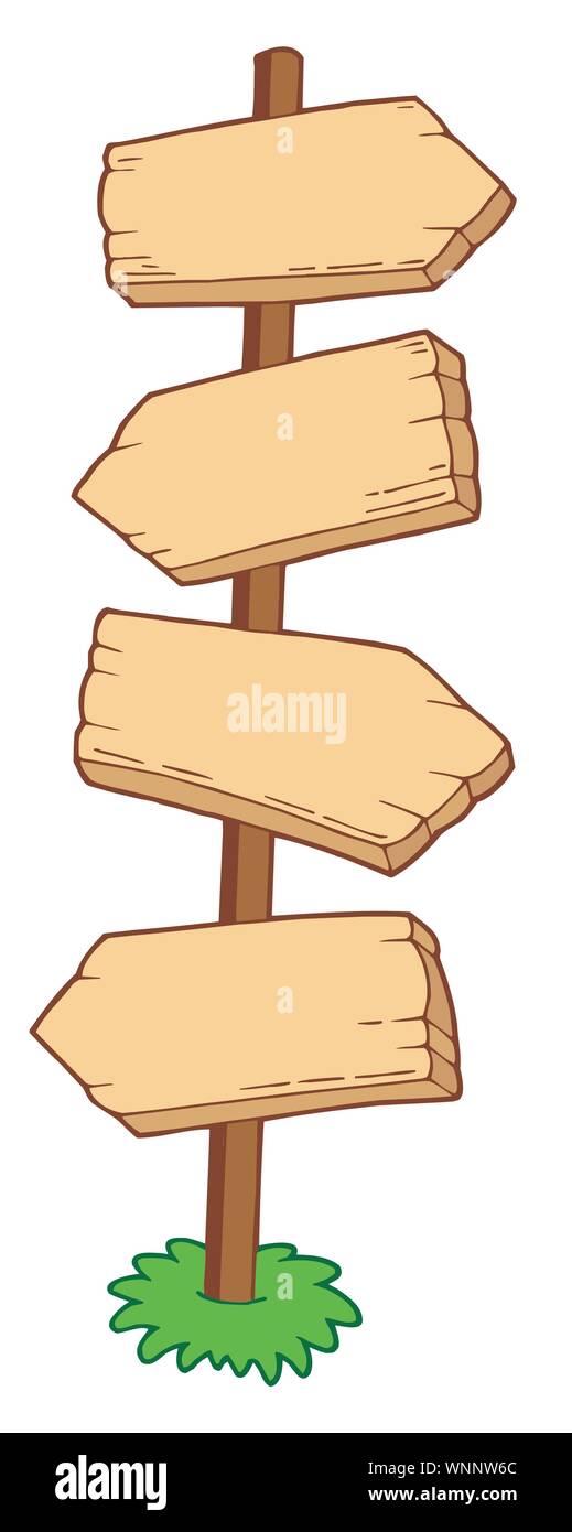Wooden arrow signs boards Stock Vector Images - Alamy
