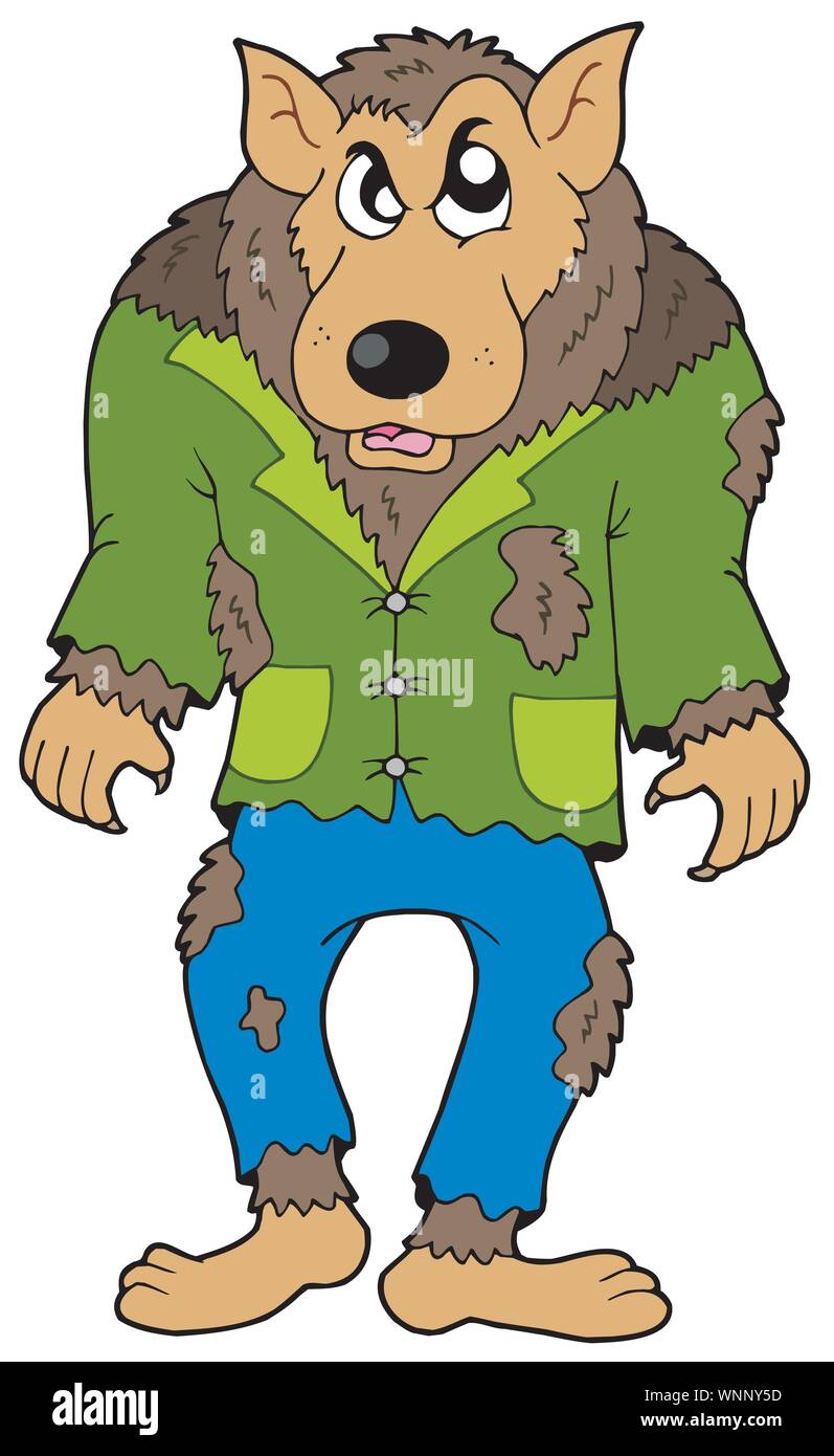 Werewolf cartoon hi-res stock photography and images - Alamy