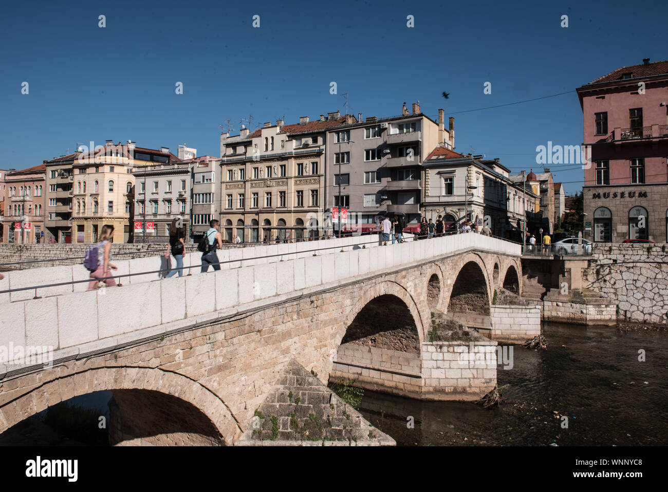 Sarajevo Latin Bridge Stock Photo - Alamy