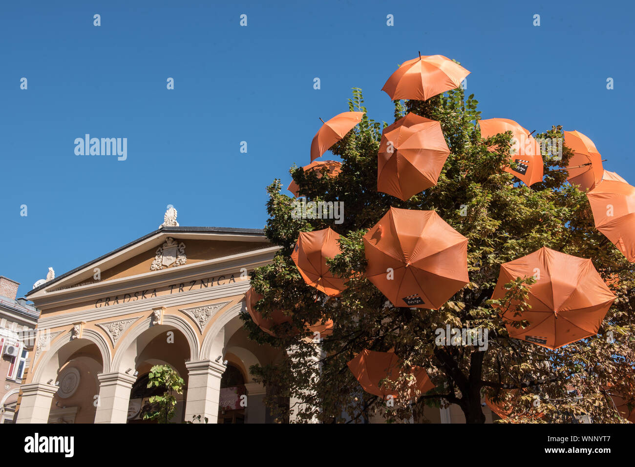 Sarajevo. Markala entrance Stock Photo - Alamy