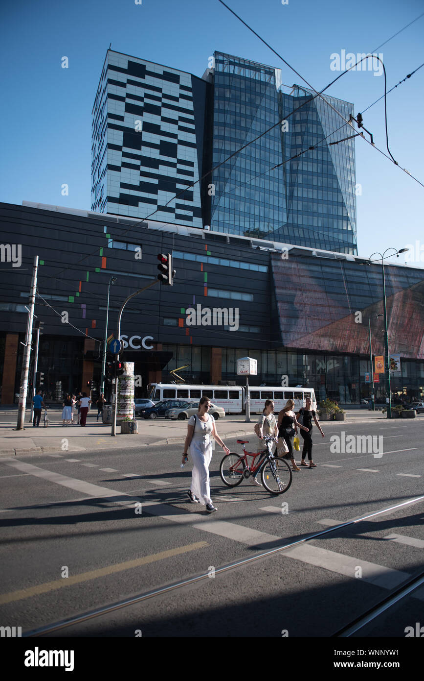 Sarajevo. SCC mall Stock Photo - Alamy