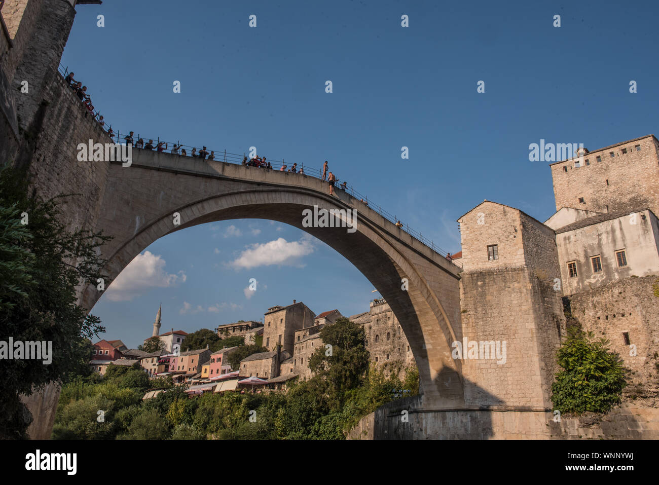 Mostar. Mostar's historic bridge Stock Photo - Alamy