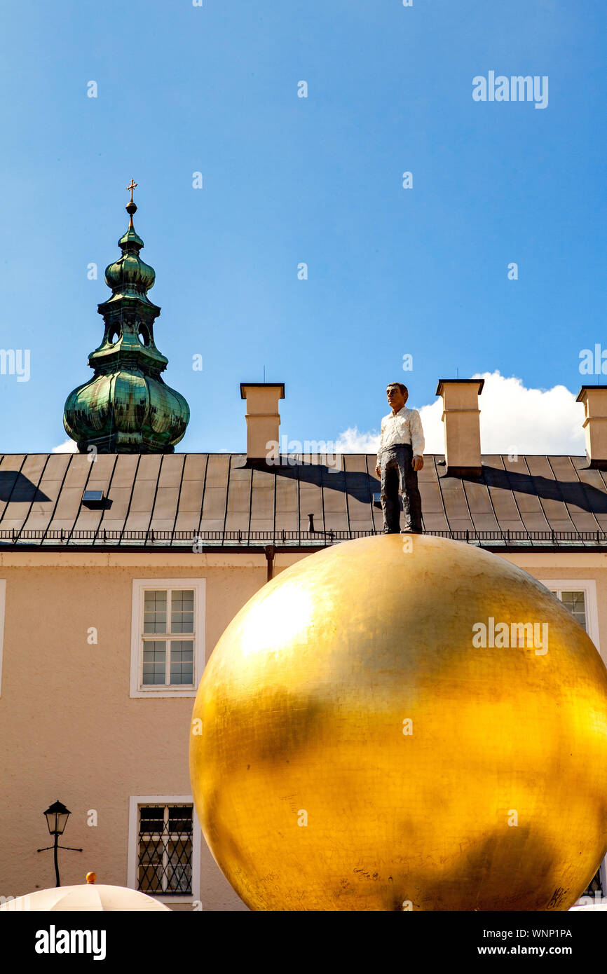 Golden sphere salzburg austria hi-res stock photography and images - Alamy