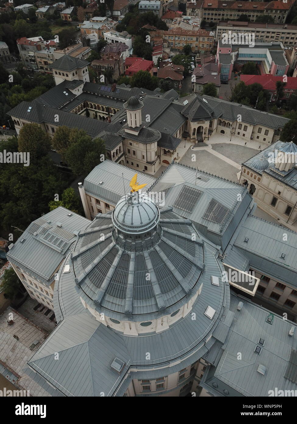 Bucharest Cityscape drone sights Romania Stock Photo - Alamy