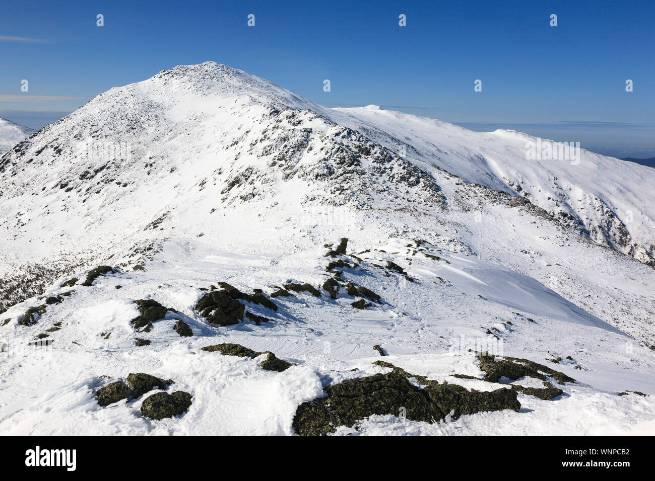 Mount Adams from the Osgood Trail (Appalachian Trail) on the summit of ...
