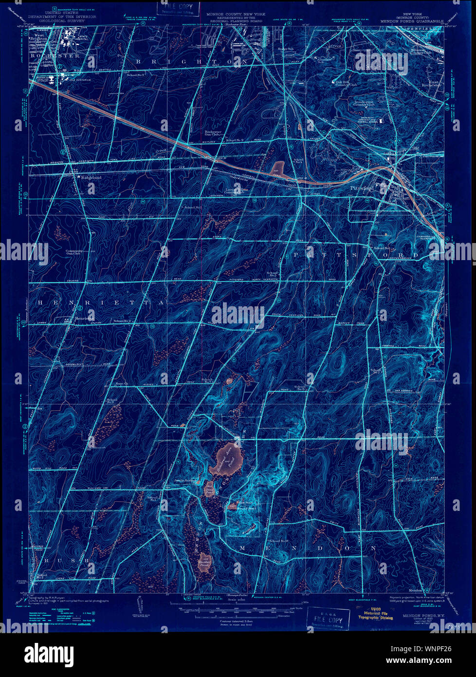 Mendon map hi-res stock photography and images - Alamy