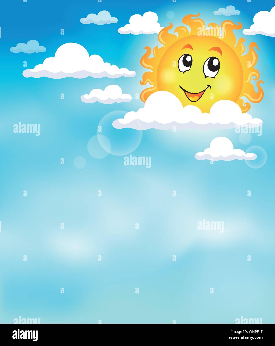 Looking on the sun Stock Vector Images - Alamy