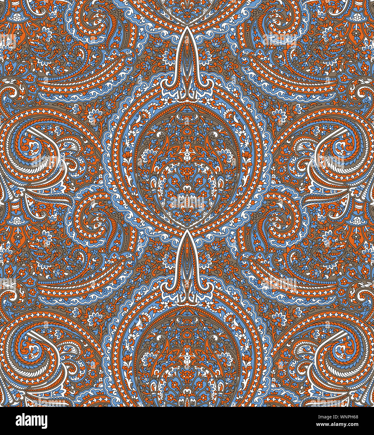 Seamless traditional Indian motif Stock Photo - Alamy