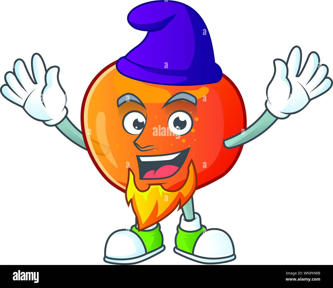 Elf nectarian fresh cartoon character with mascot Stock Vector Image ...