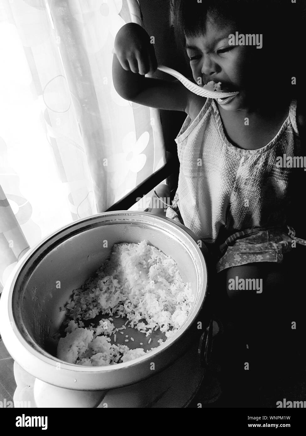 Indian Girl Eating Rice High Resolution Stock Photography and Images ...