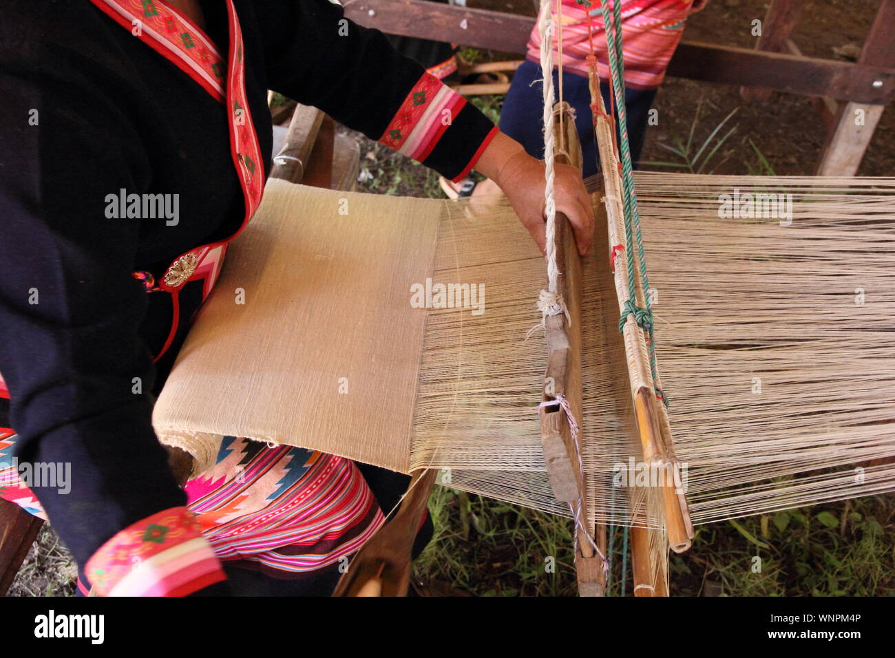 Human weaving hi-res stock photography and images - Alamy