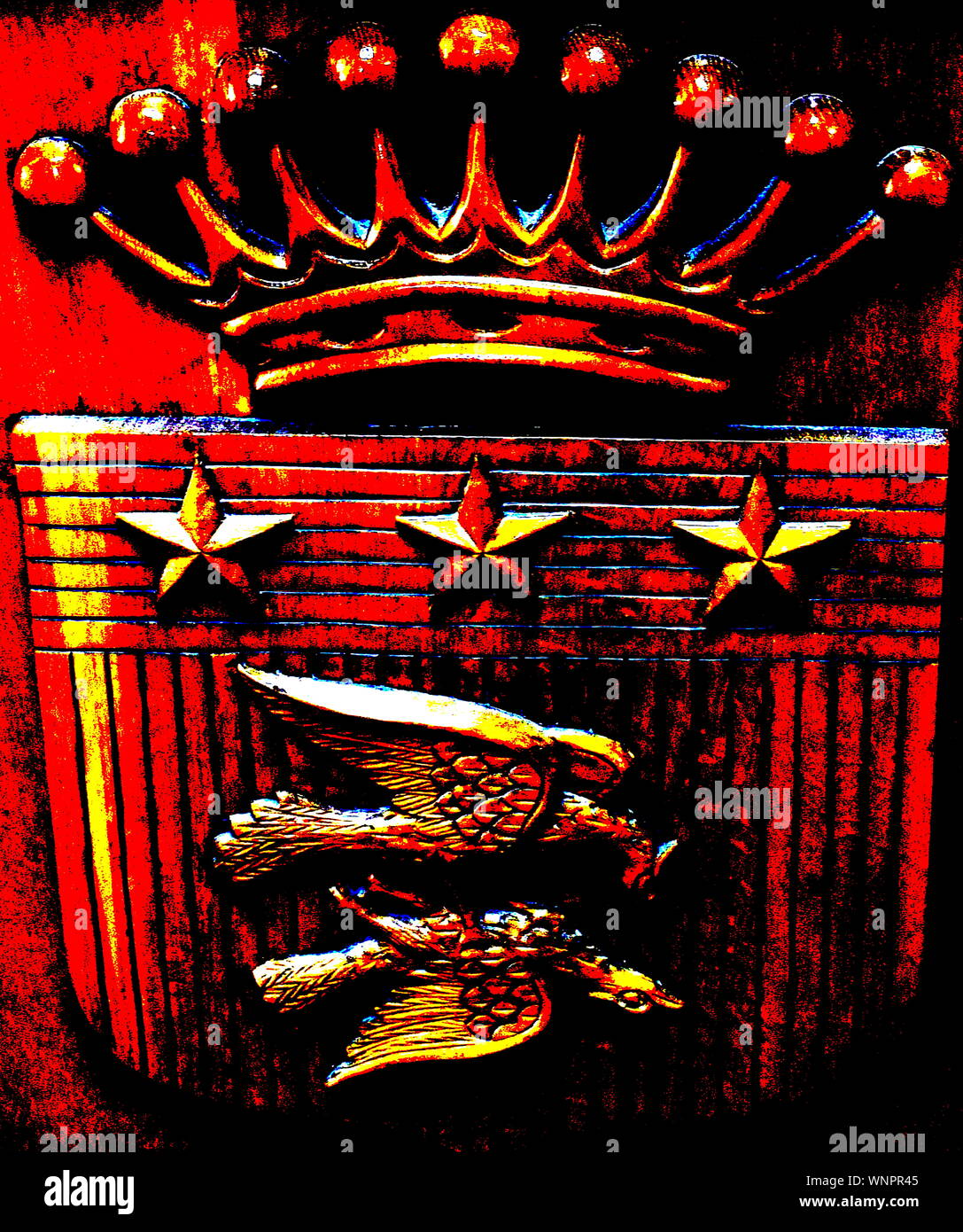 emblem, colorful, many photos, many colors, abstract background Stock ...