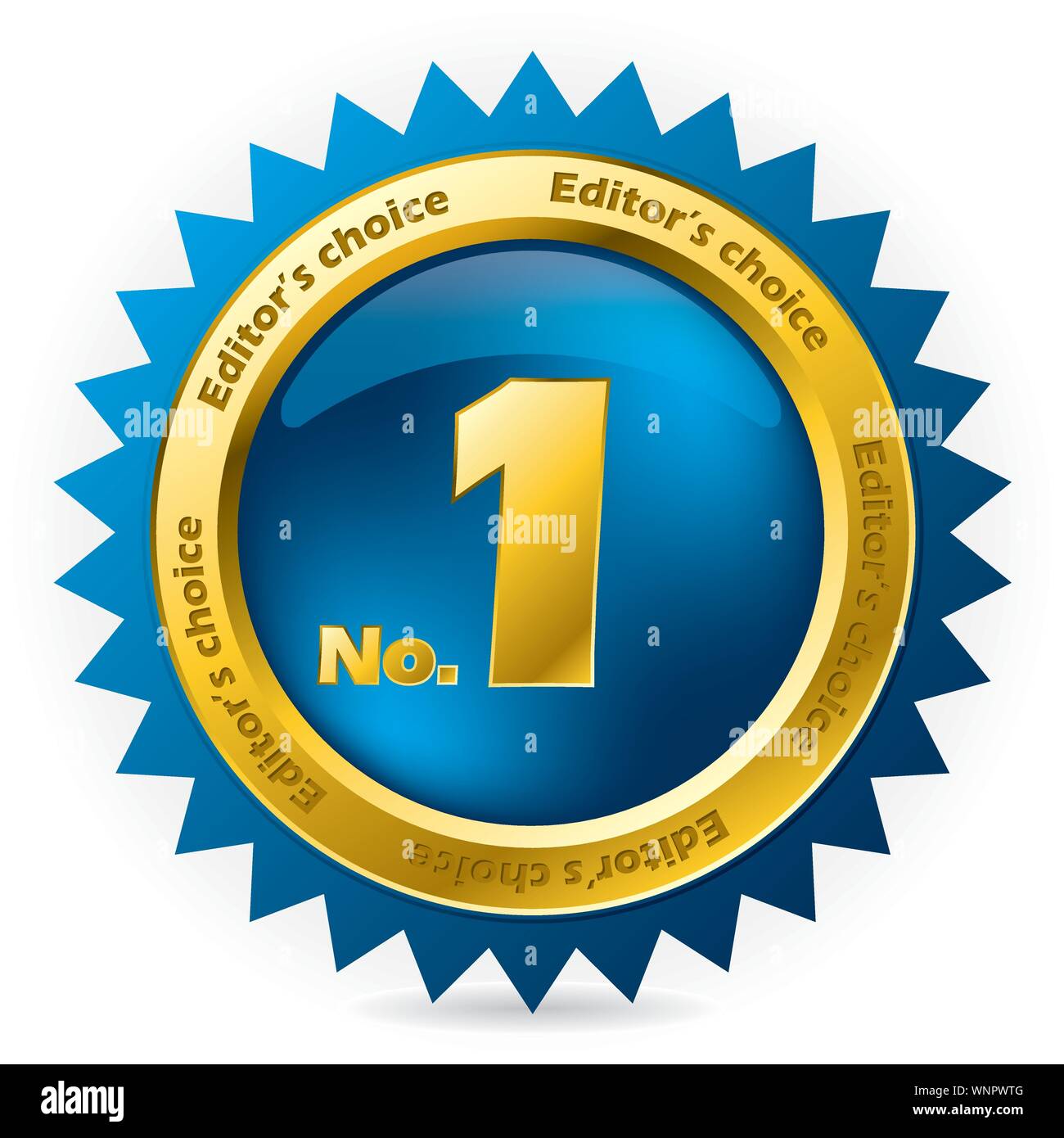 Editor's choice number one award Stock Vector Image & Art - Alamy