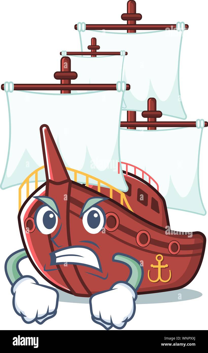 Angry mascot shaped a pirate ship toys Stock Vector Image & Art - Alamy