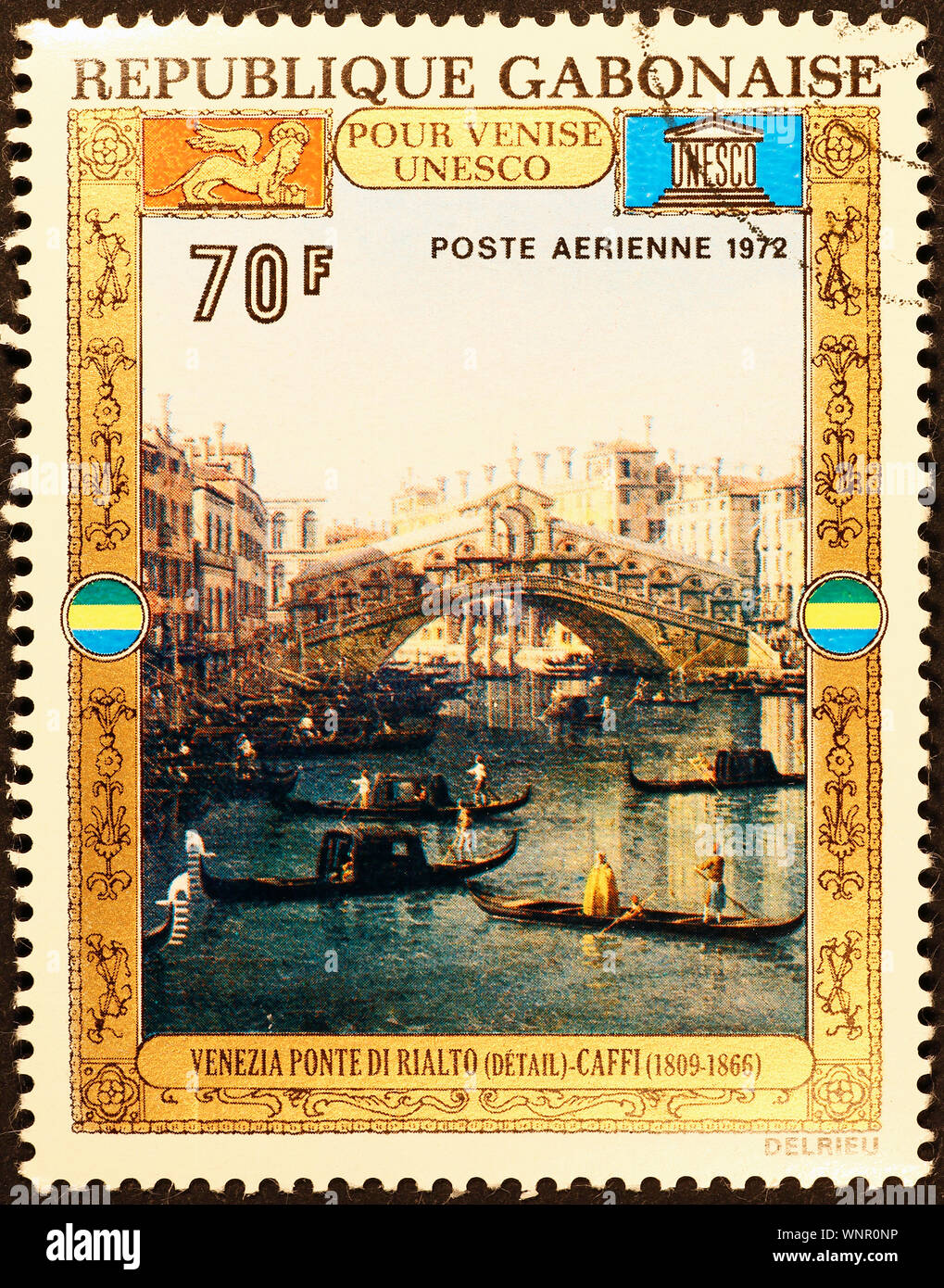 Venice stamp hi-res stock photography and images - Alamy