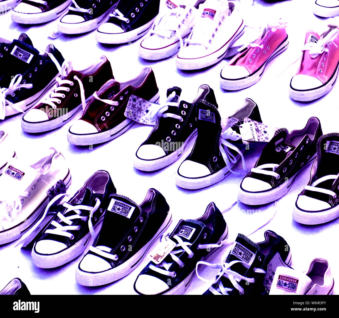 shoes, colorful, many photos, many colors, abstract background Stock ...