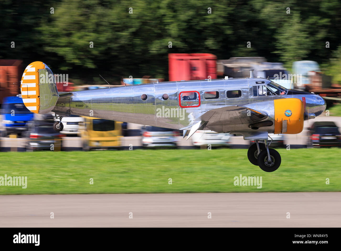 Sant Stephan, Switzerland - September 3, 2019: Beechcraft 18 cargo ...