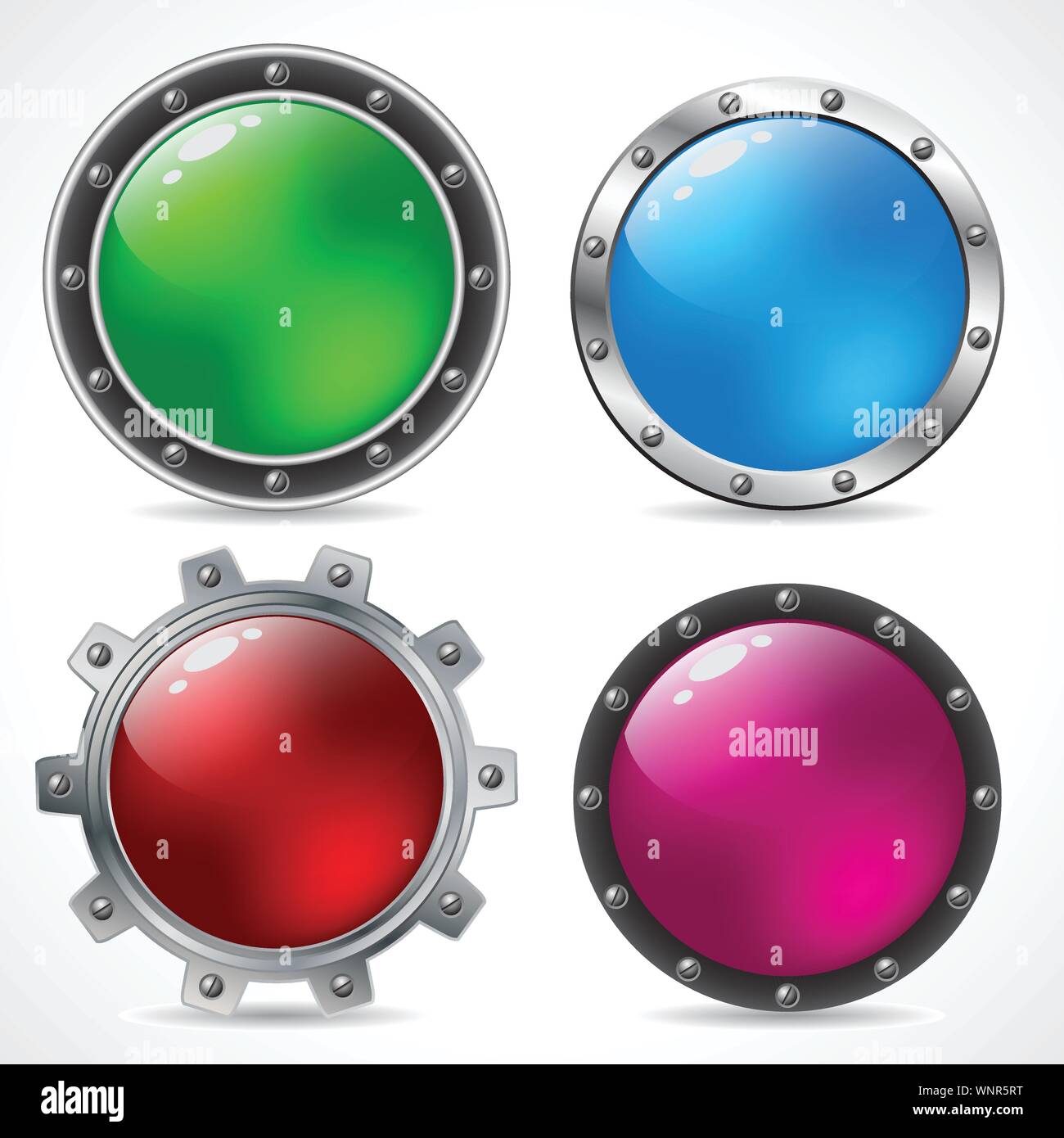 Cool new technology button design Stock Vector Image & Art - Alamy