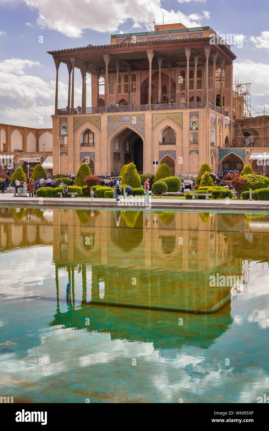 Ali Qapu palace, Isfahan, Isfahan Province, Iran Stock Photo - Alamy