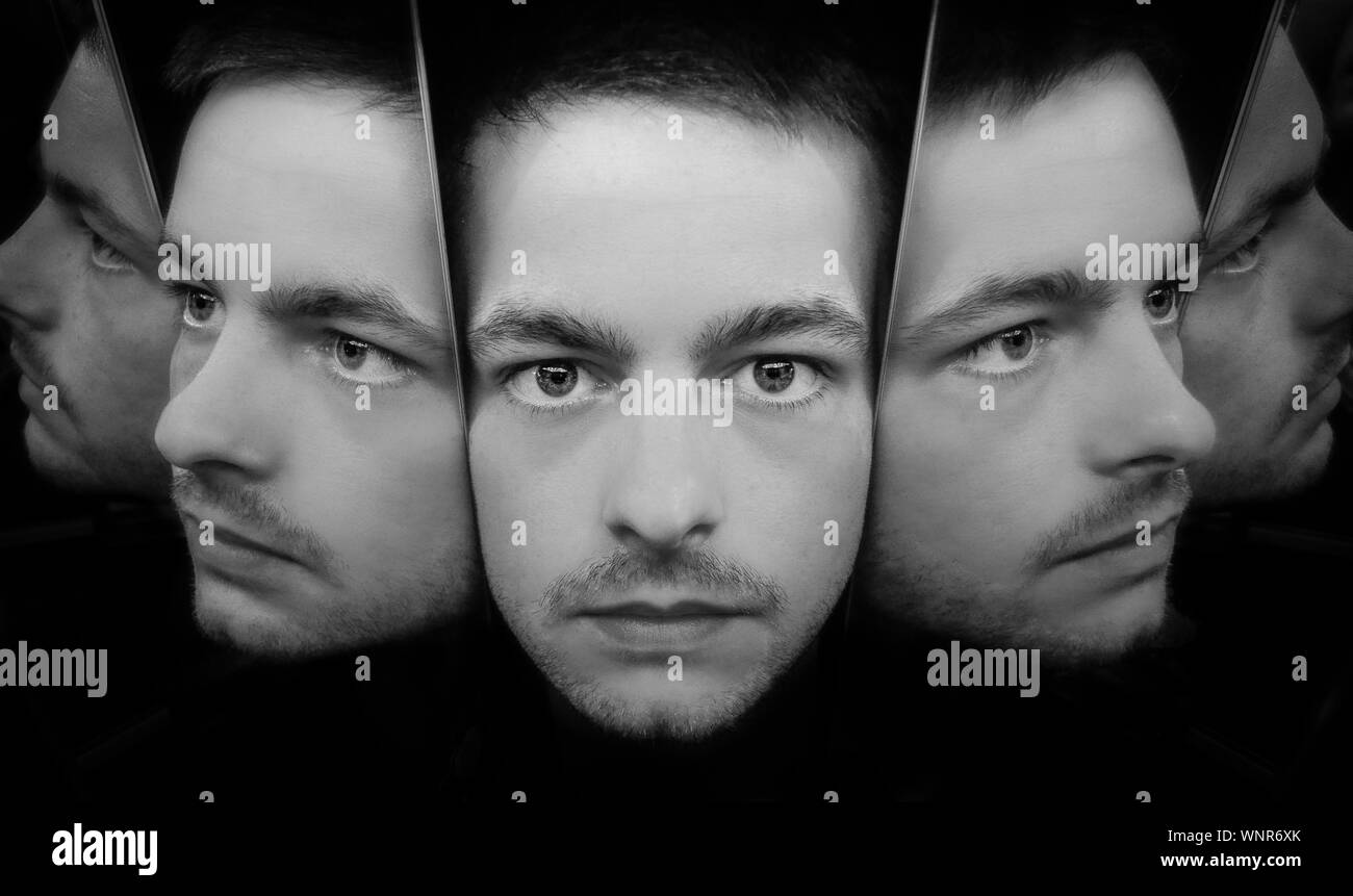 Face reflections hi-res stock photography and images - Alamy