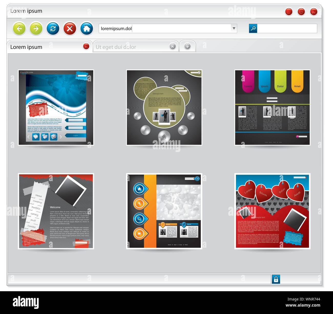 Descriptive panel Stock Vector Images - Alamy