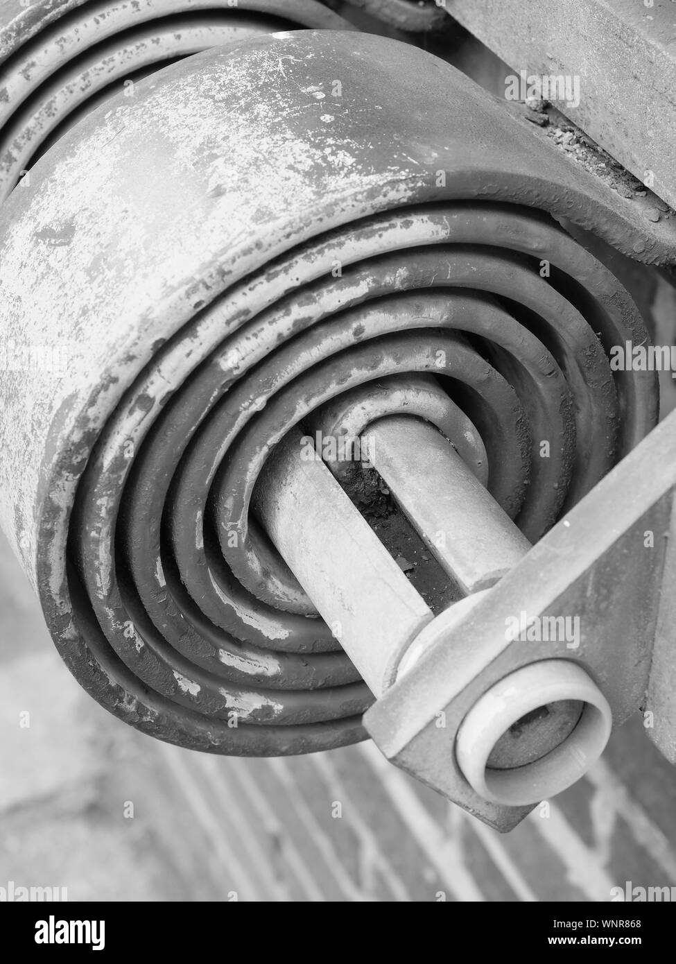 Coil winding machine Black and White Stock Photos & Images - Alamy