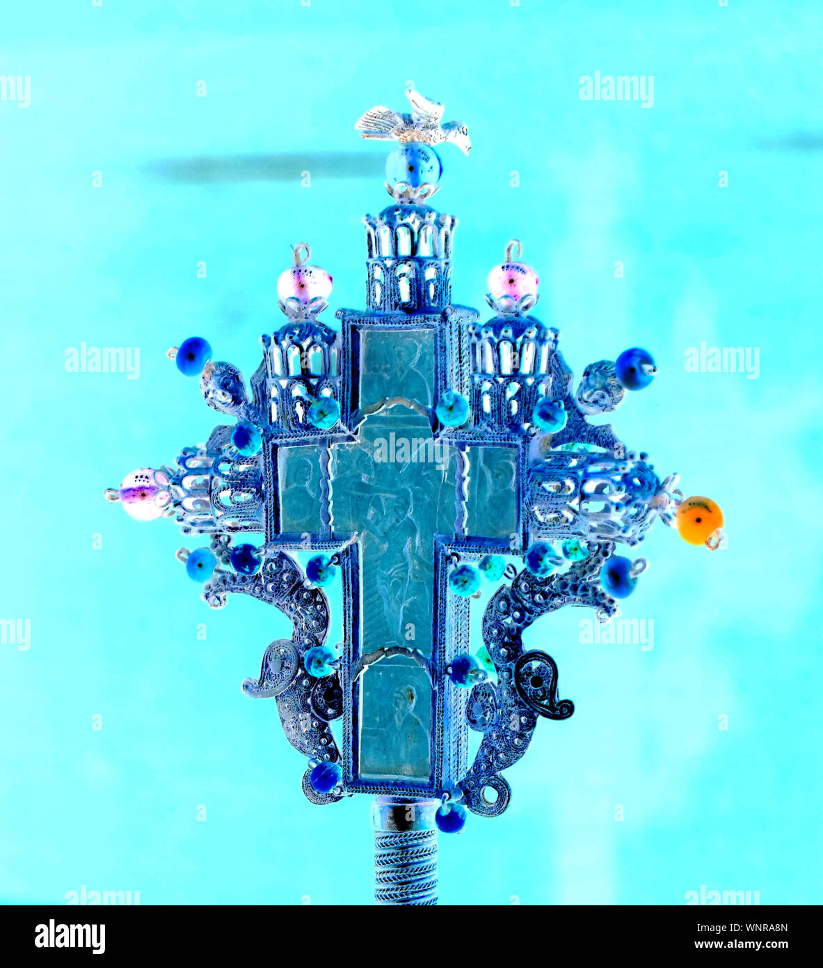 cross, church, religion, colorful, many photos, many colors, abstract ...