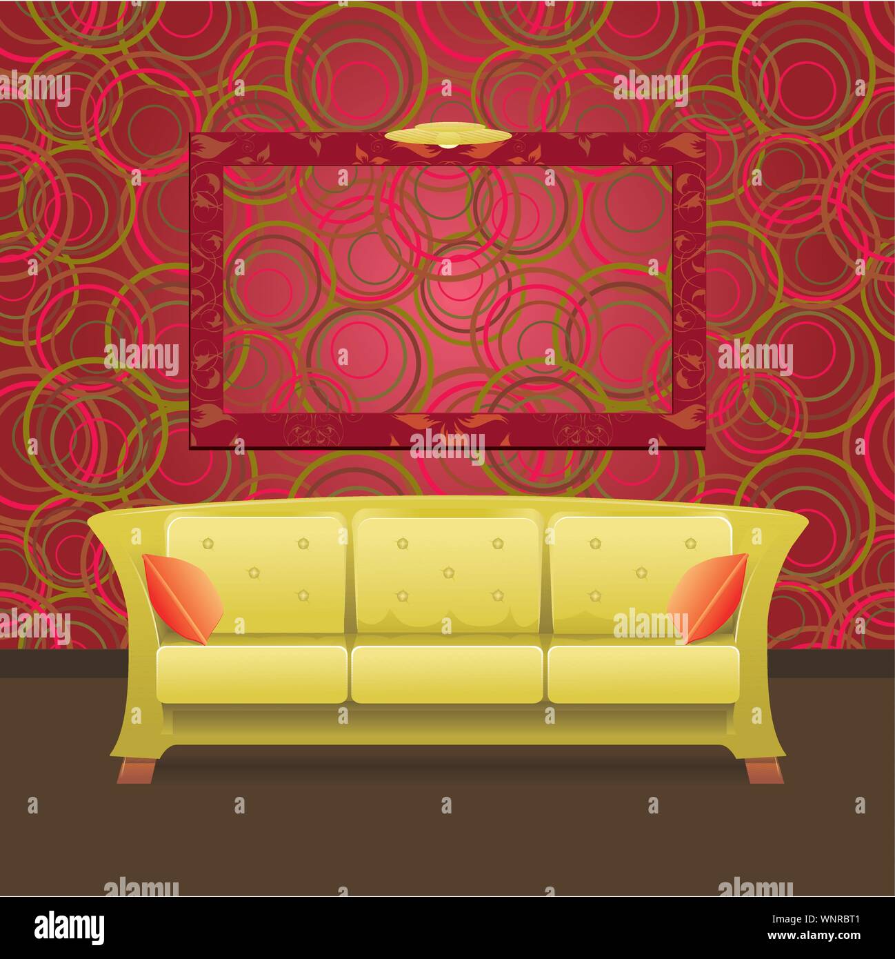 Stylish home room lamp Stock Vector Images - Alamy