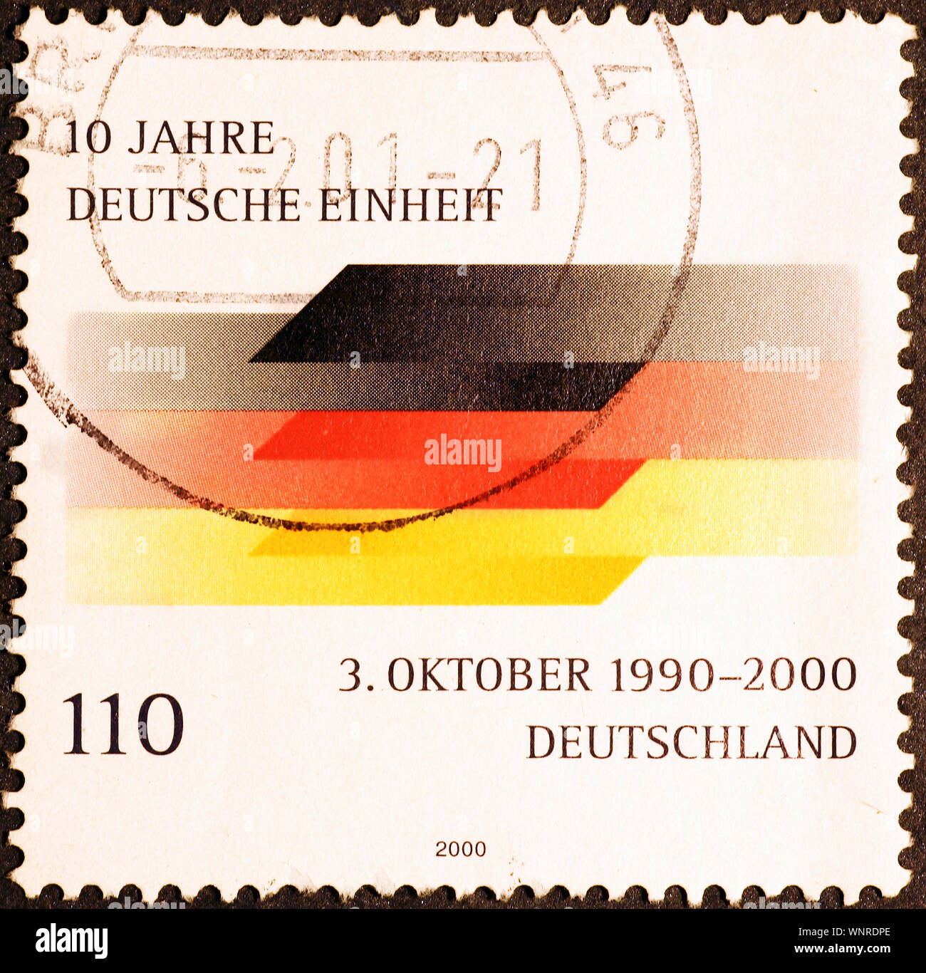 Germany Flag Postage Stamp High Resolution Stock Photography and Images ...