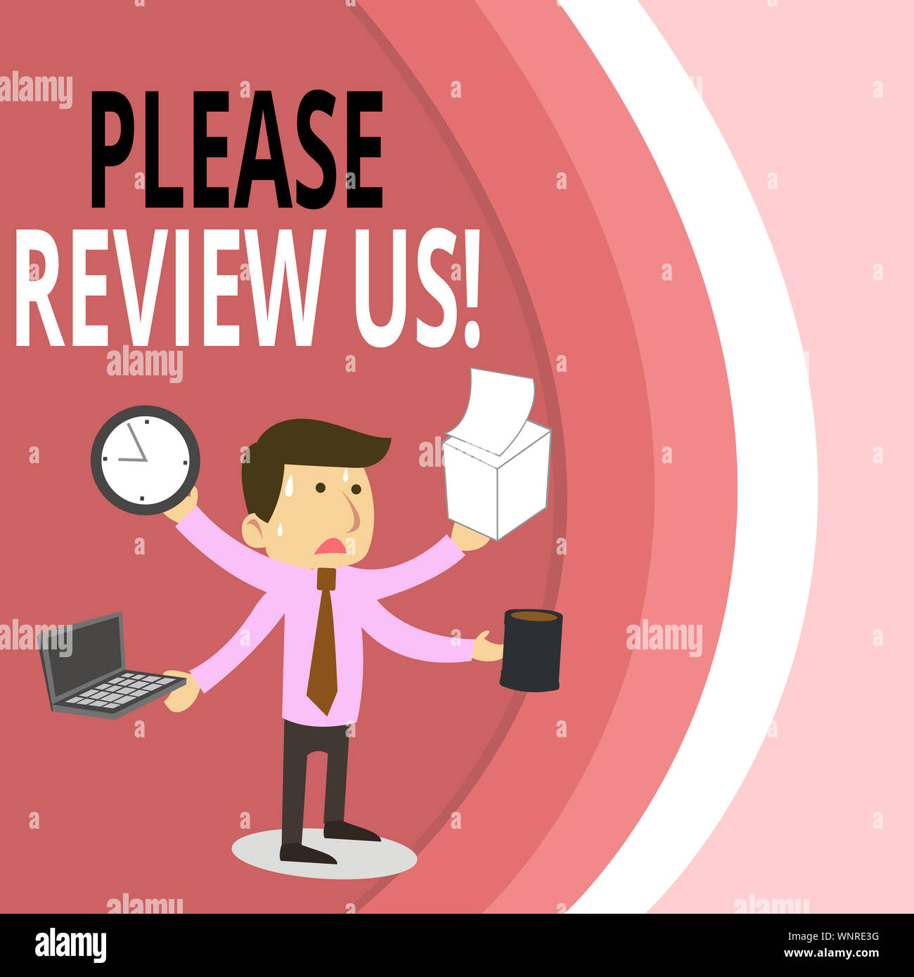 Writing note showing Please Review Us. Business concept for situation ...
