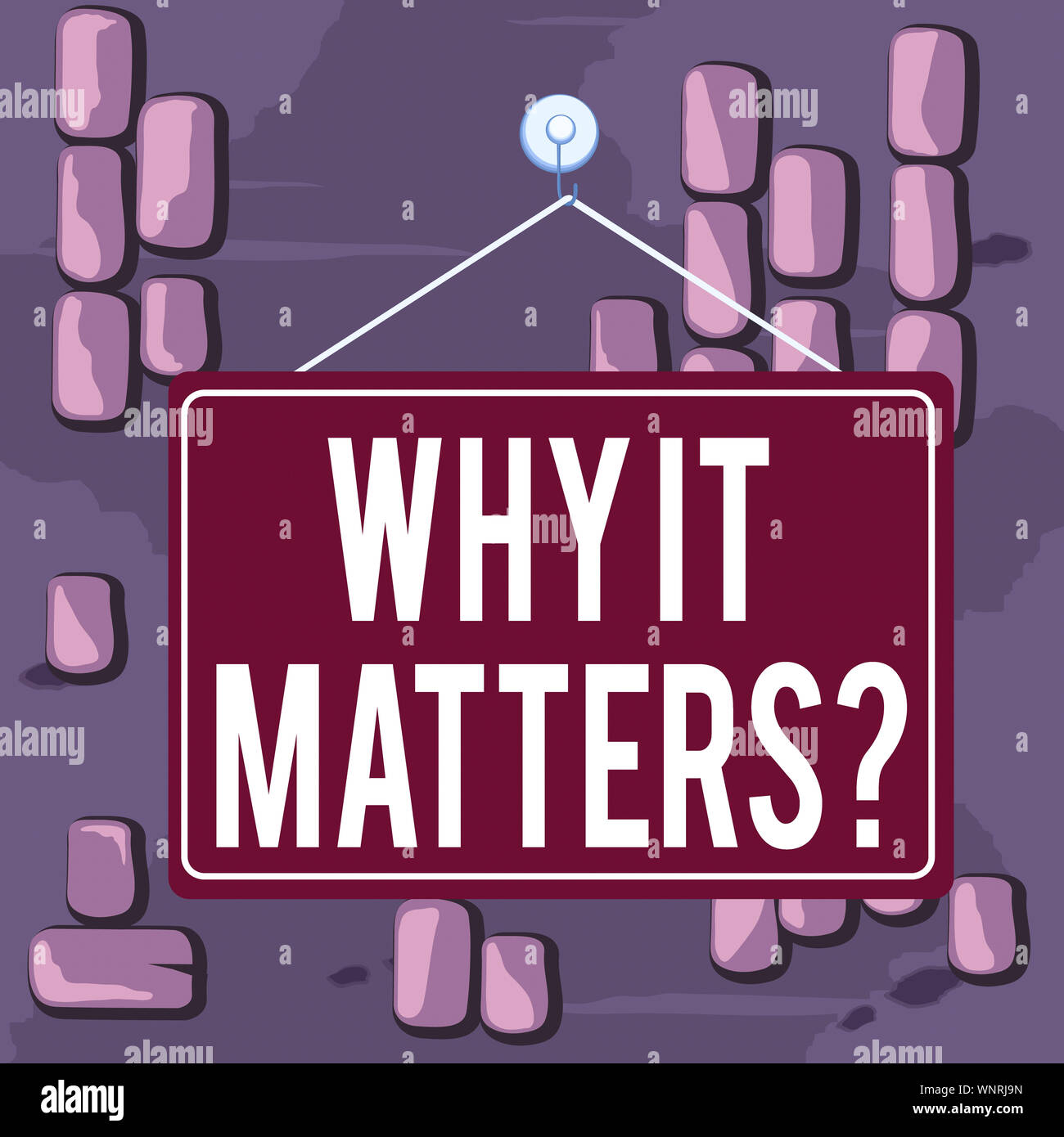 Word writing text Why It Matters Question. Business photo showcasing ...