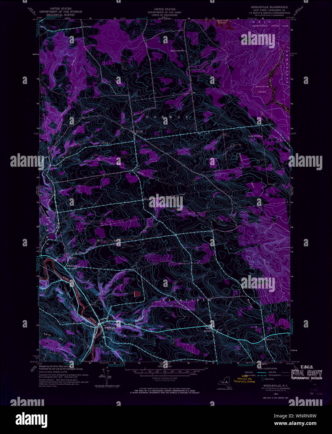 Middleville map hi-res stock photography and images - Alamy