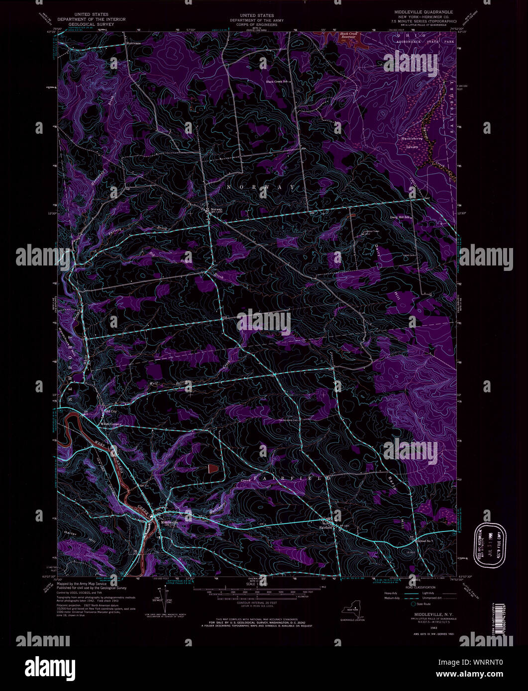 Middleville map hi-res stock photography and images - Alamy