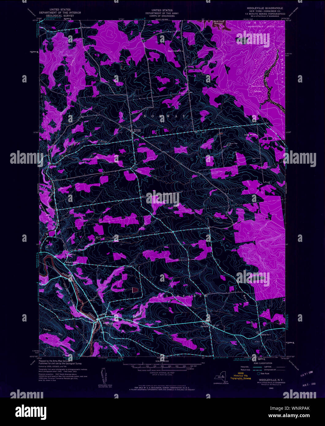 Middleville map hi-res stock photography and images - Alamy