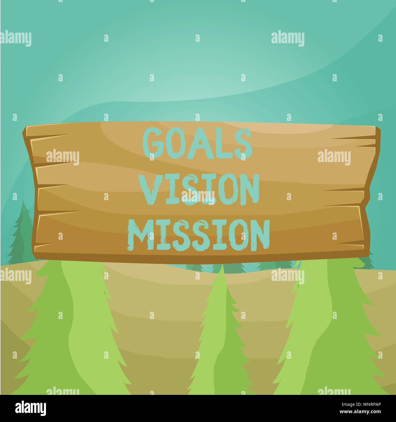Word writing text Goals Vision Mission. Business photo showcasing ...
