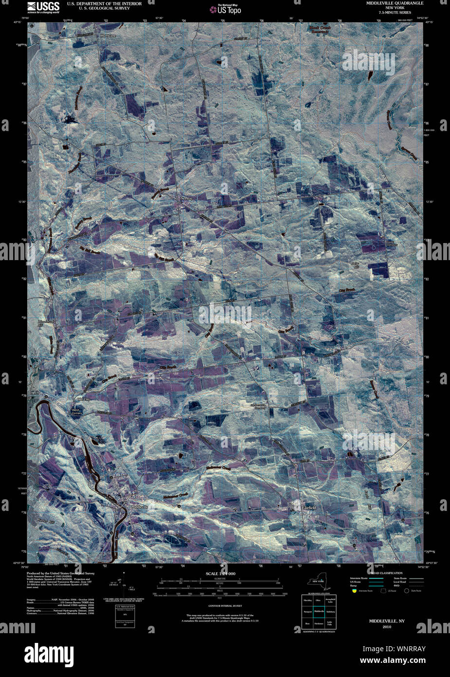 Middleville map hi-res stock photography and images - Alamy
