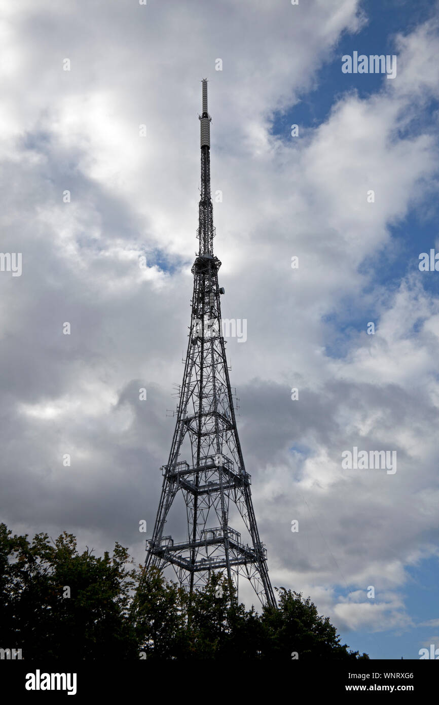 communications tower, Crystal Palace transmitting station, London ...
