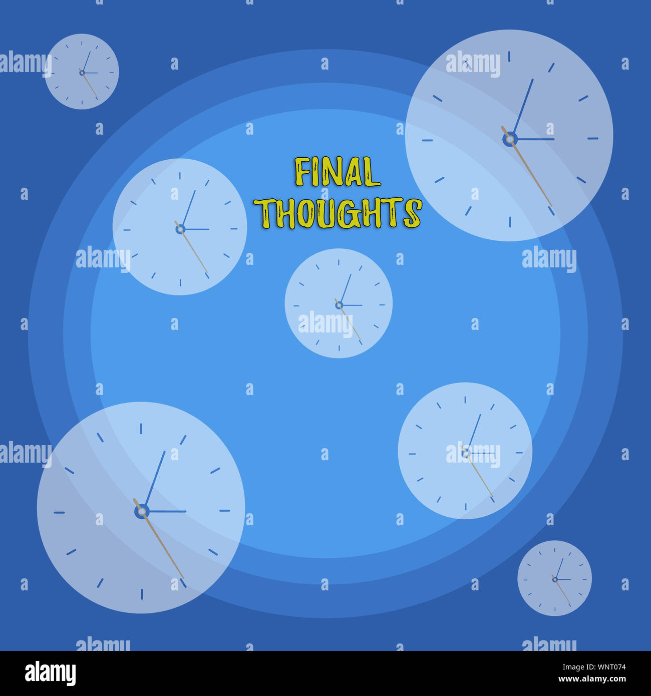Conceptual hand writing showing Final Thoughts. Concept meaning the ...