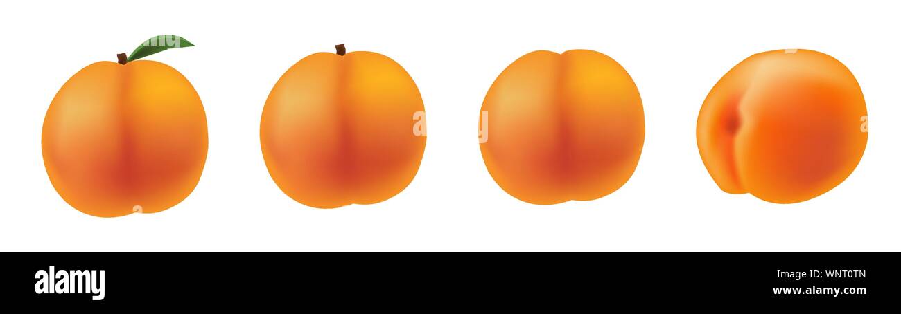 Summer peach drinks Cut Out Stock Images & Pictures - Alamy