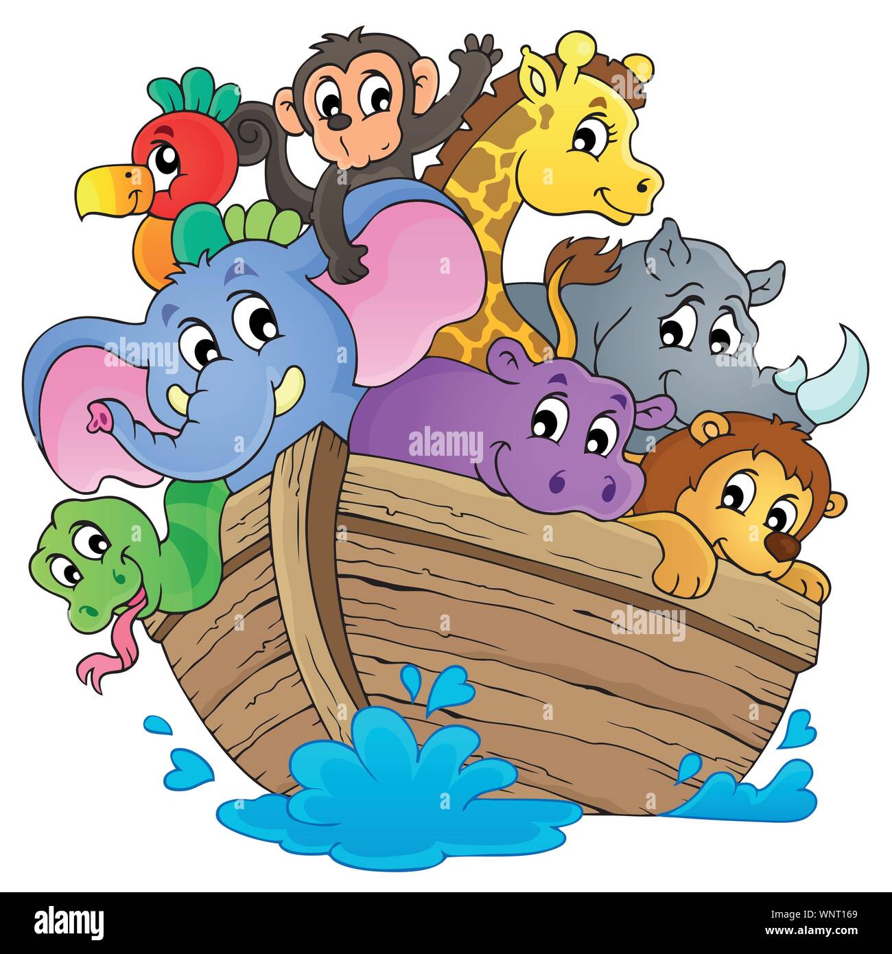 Noah's ark Cut Out Stock Images & Pictures - Alamy