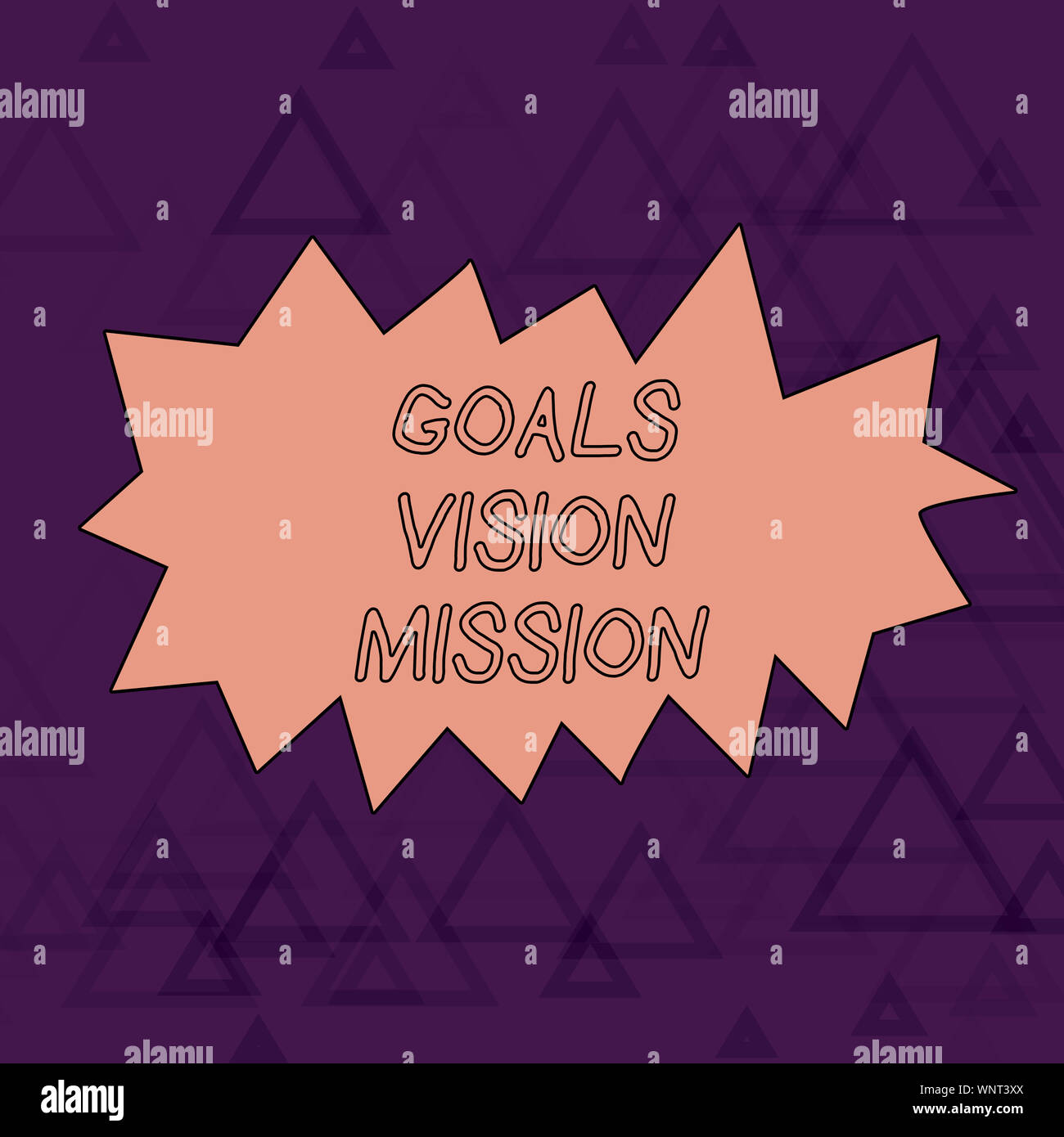 Mission vision triangle hi-res stock photography and images - Alamy