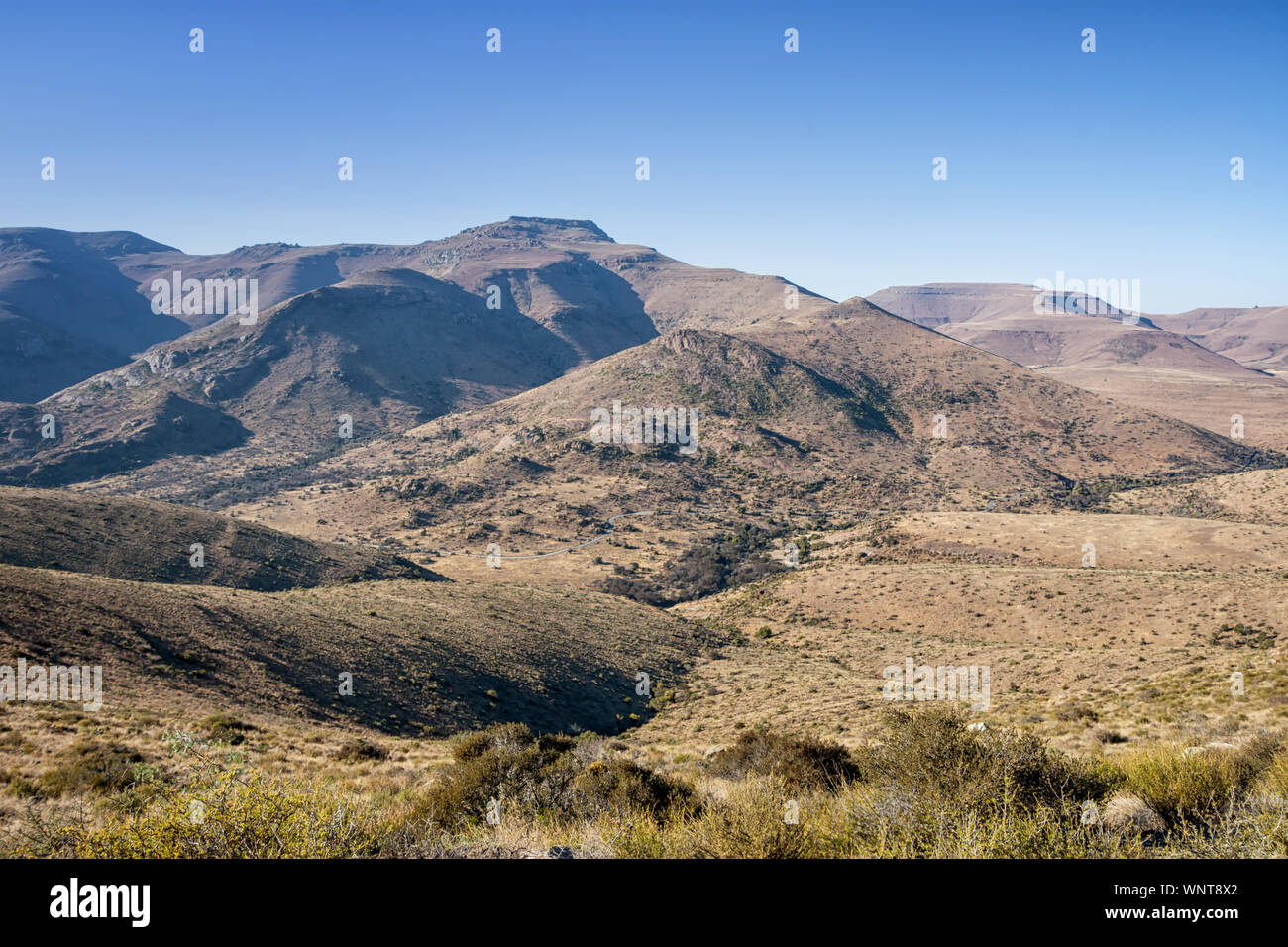 A mountain landscape from the Eastern Cape in South Africa Stock Photo ...