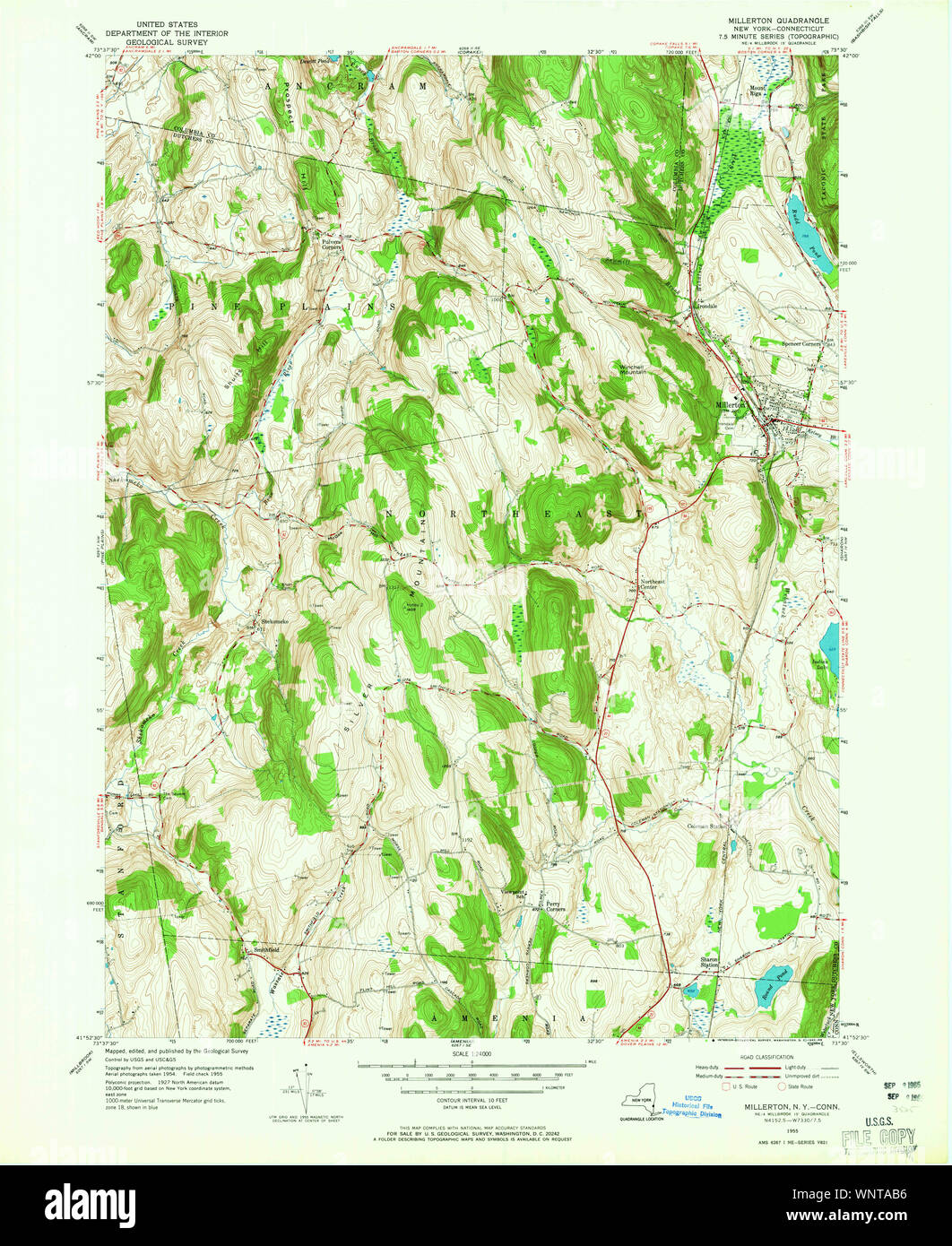 New York NY Millerton 130590 1955 24000 Restoration Stock Photo - Alamy