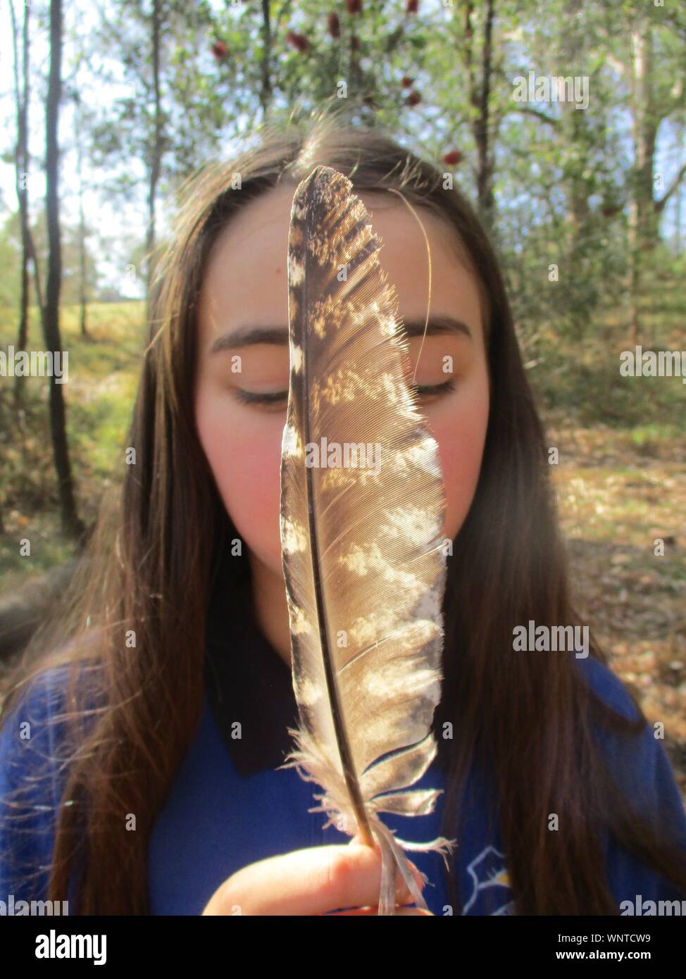 Close up child forest hi-res stock photography and images - Alamy