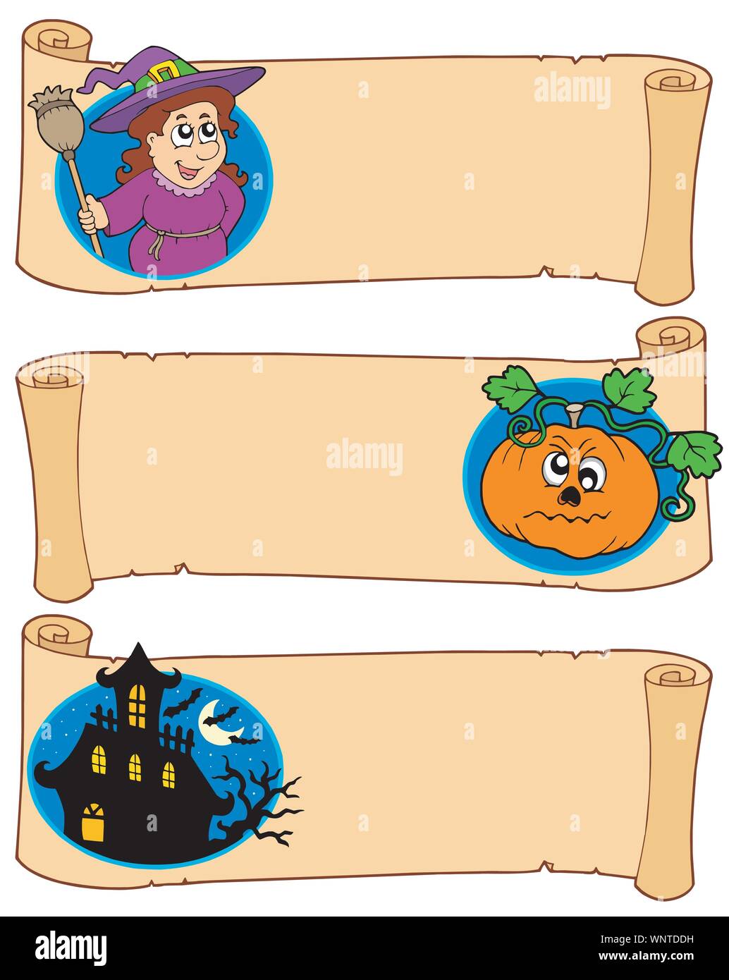 Halloween banners collection 5 Stock Vector Image & Art - Alamy