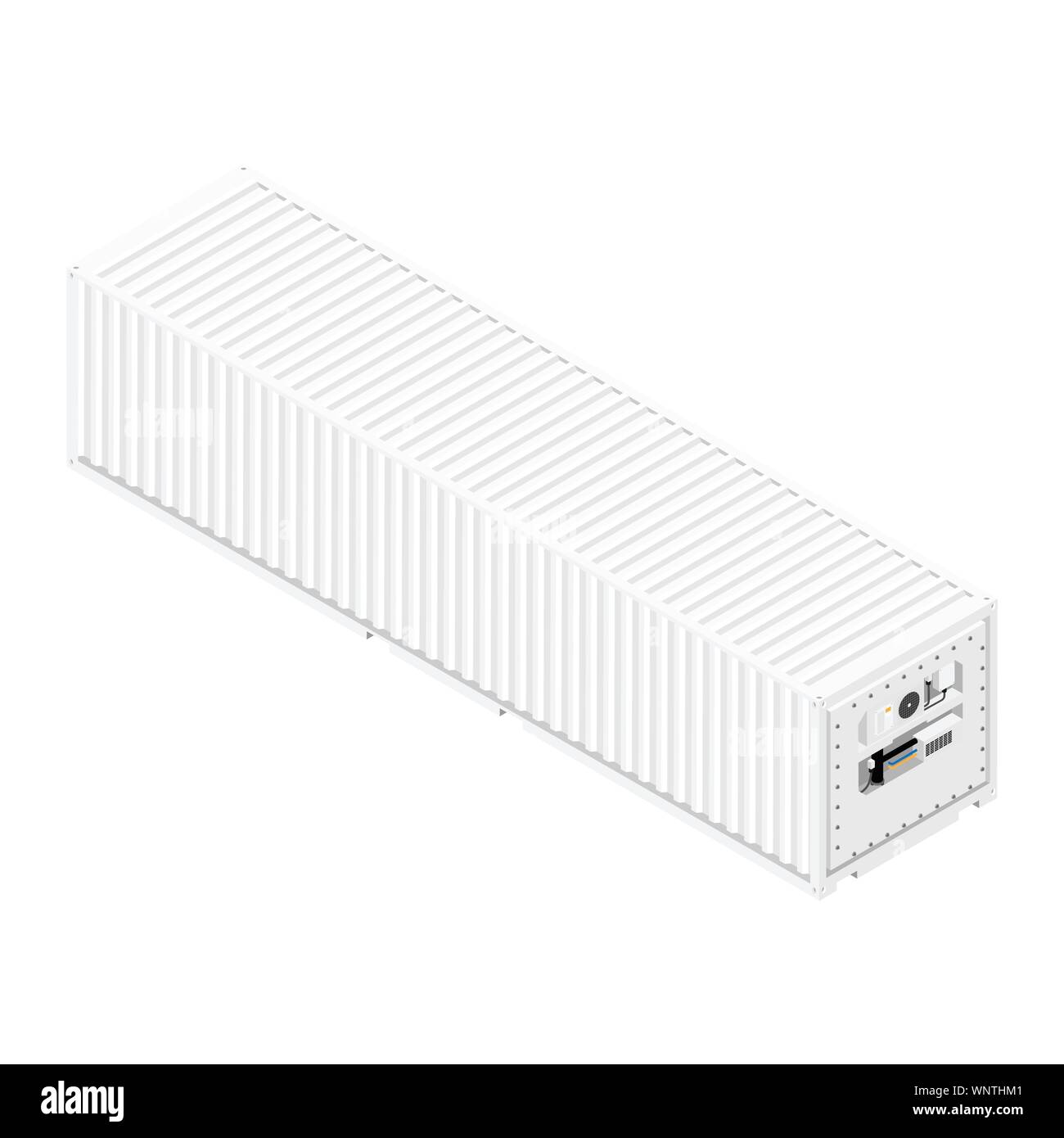 40ft container Stock Vector Images - Alamy