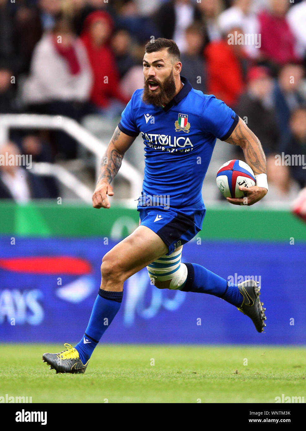 Italy's Jayden Hayward during the International Friendly at St James ...
