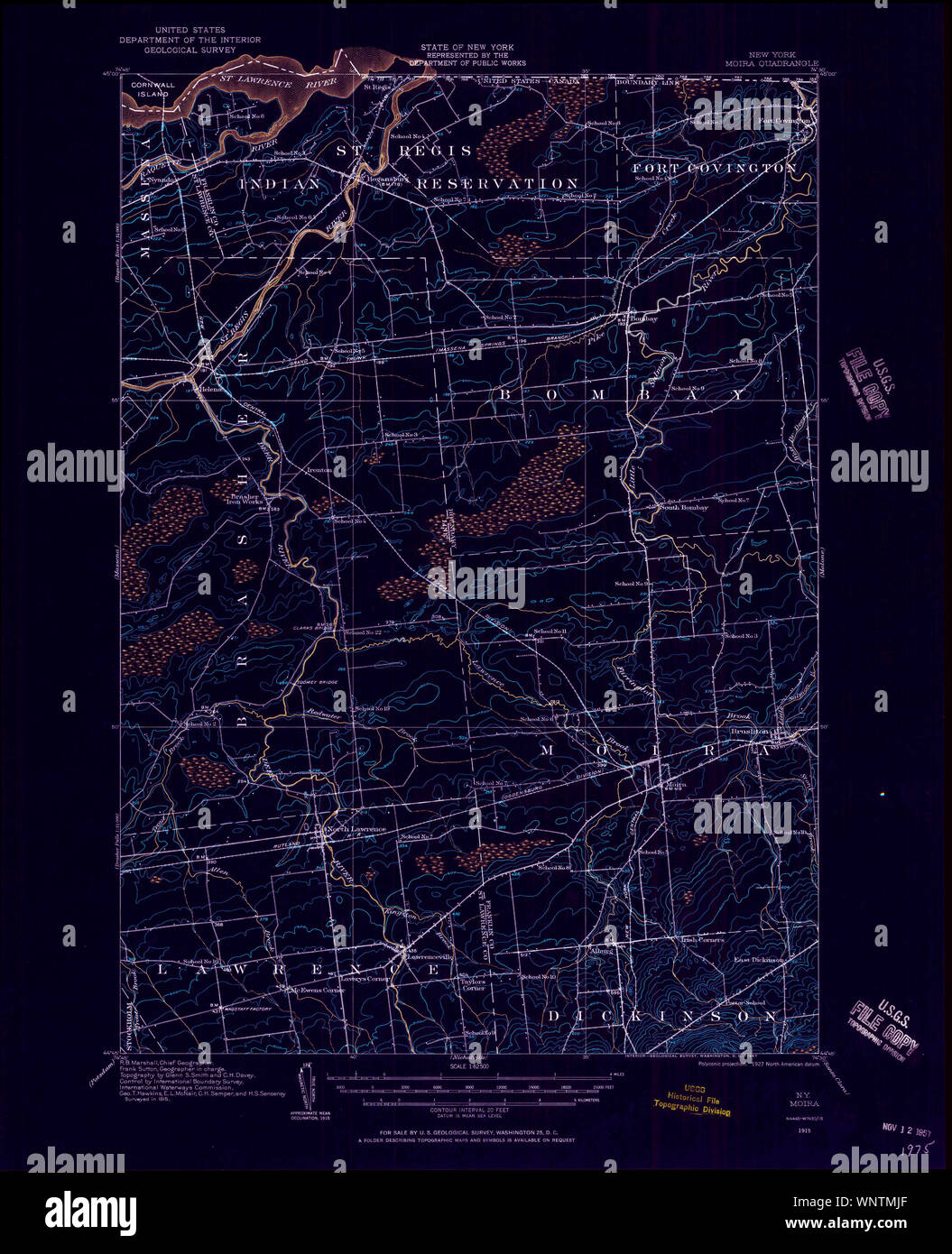 Moira new york map hi-res stock photography and images - Alamy